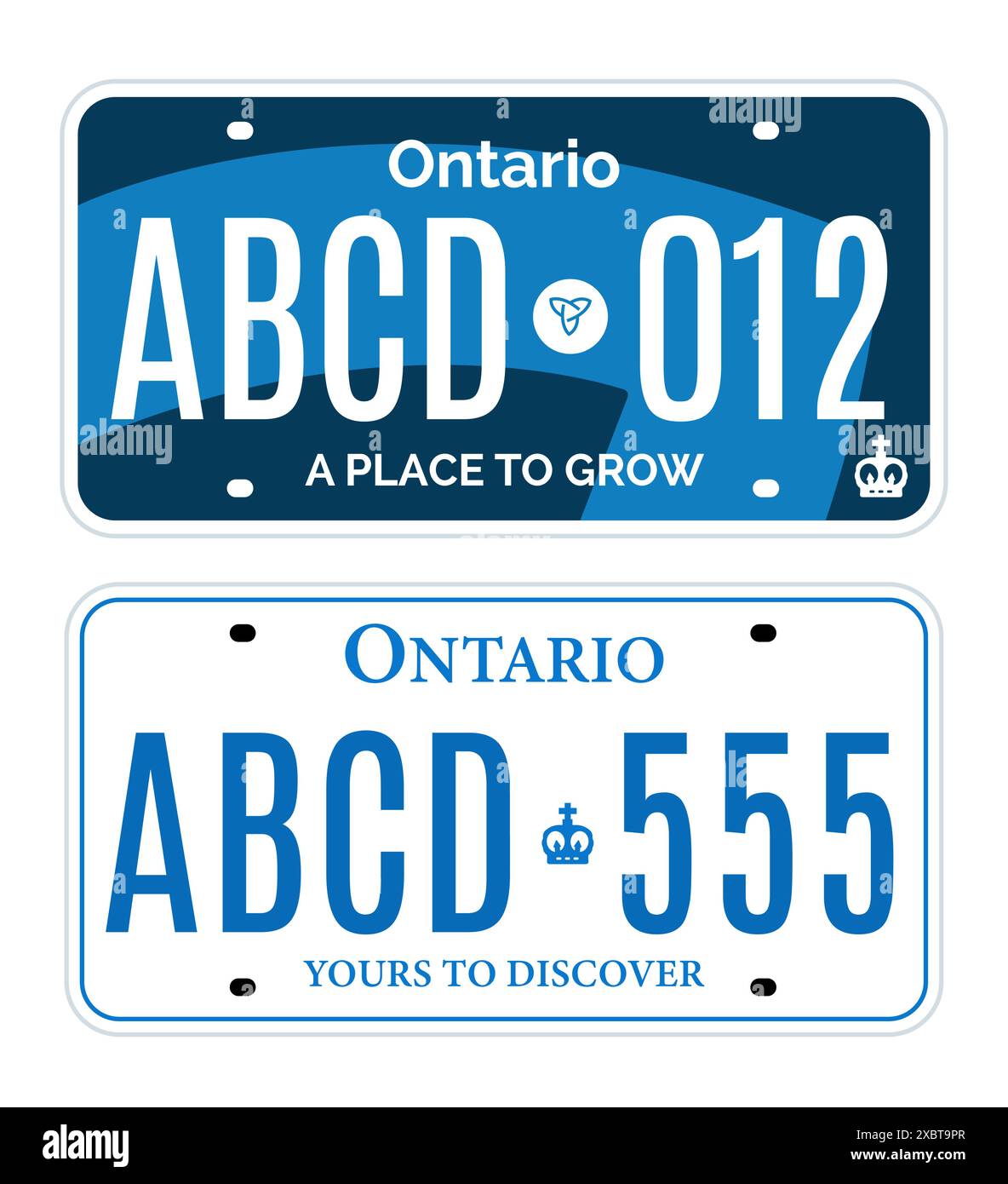 Ontario registration plate hi-res stock photography and images - Alamy