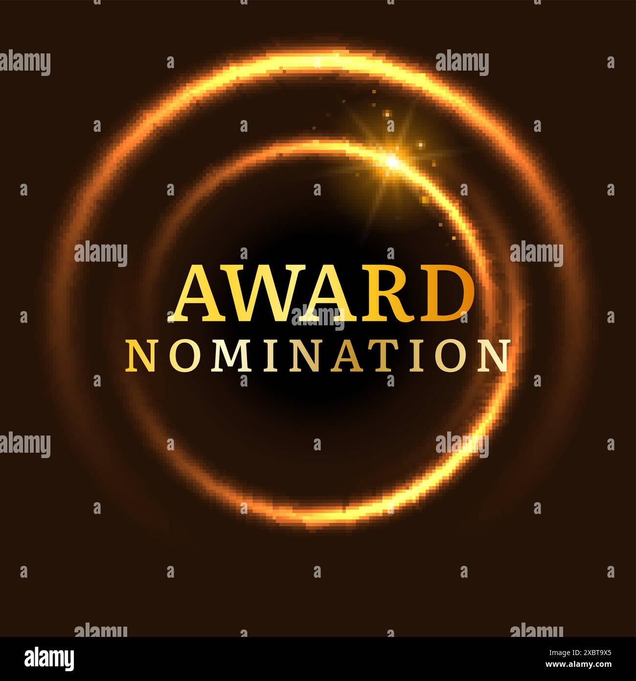 Award nomination background golden film movie vector logo ceremony ...