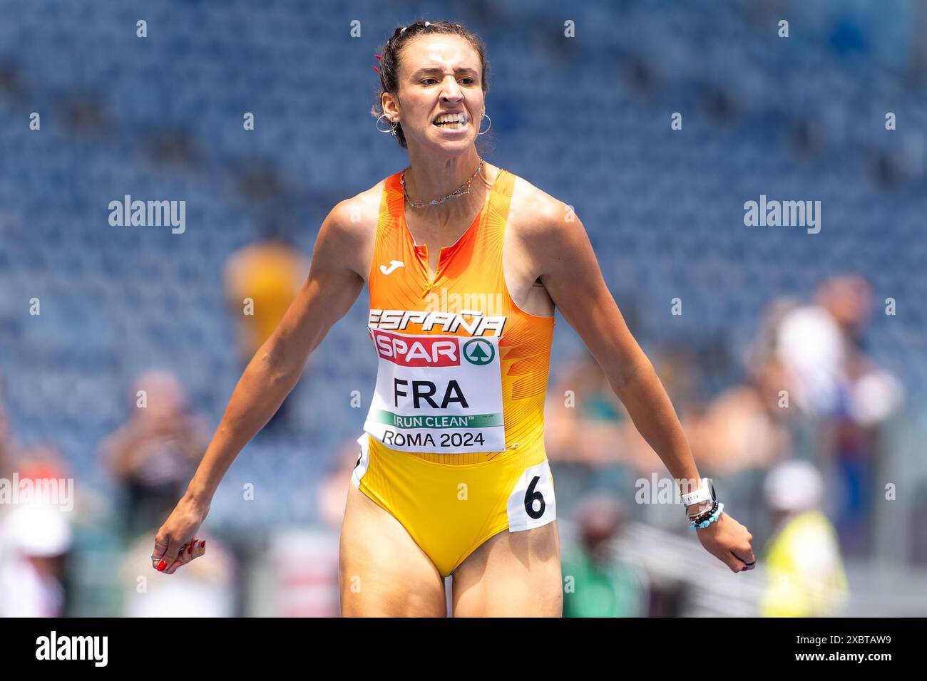 ROME, ITALY - JUNE 9: Daniela Fra of Spain competing in the 400m ...