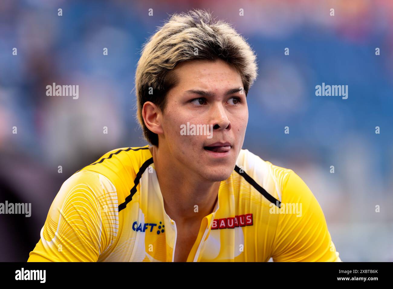 ROME, ITALY - JUNE 9: David Thid of Sweden after competing in the 400m ...