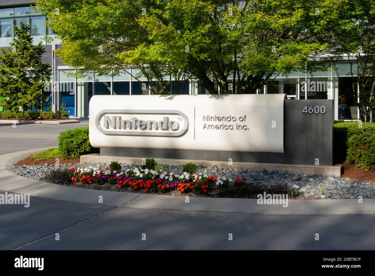 Nintendo of America Inc. headquarters in Redmond Washington, United ...