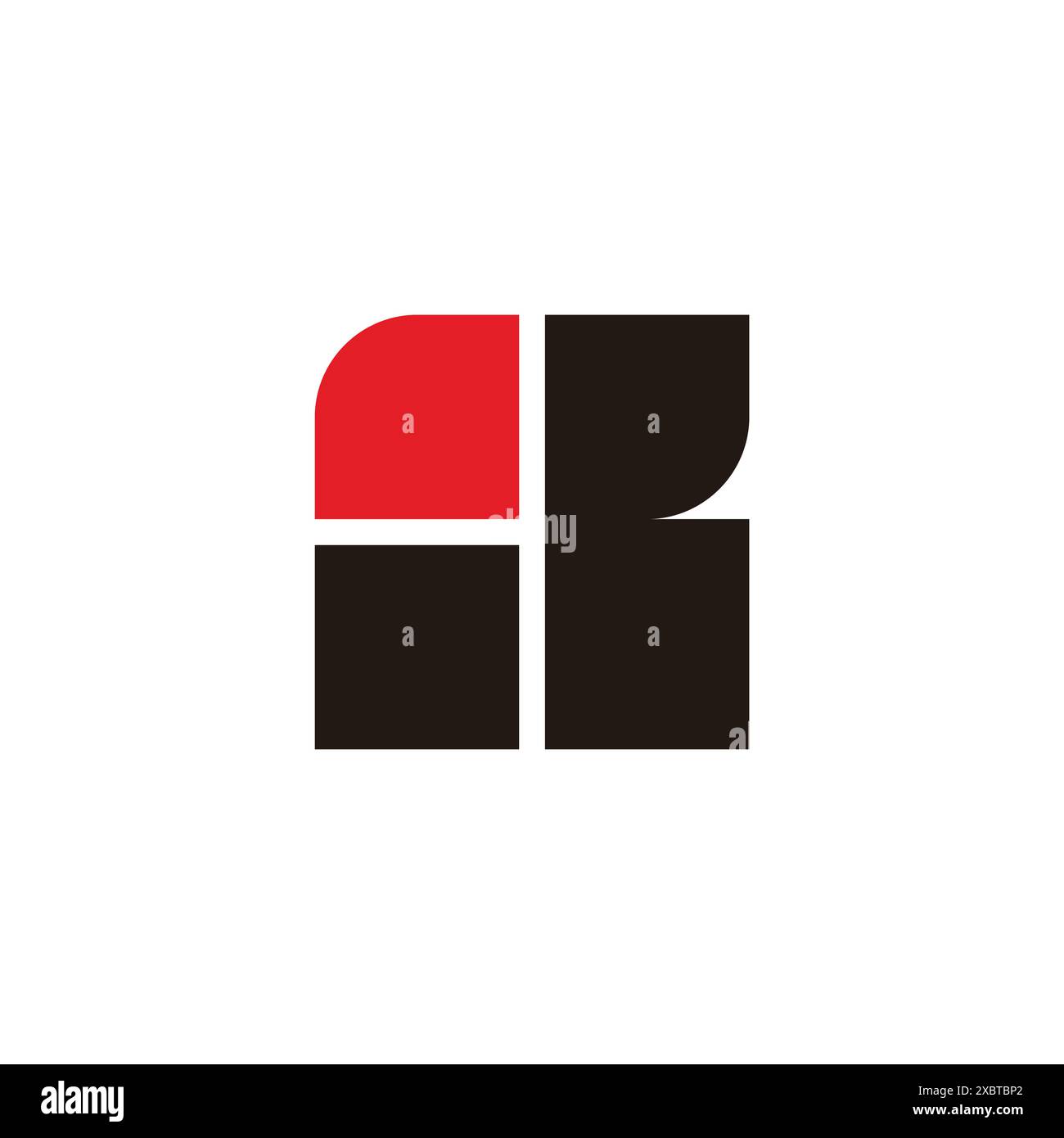 letter ib square geometric colorful logo vector Stock Vector Image ...