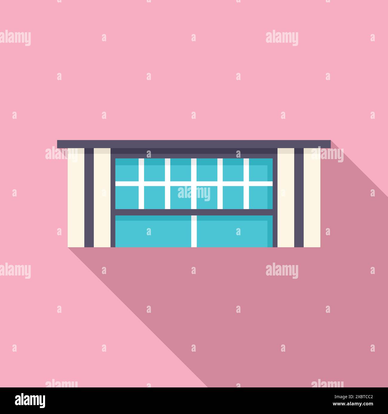 Modern building facade with large windows, representing contemporary ...