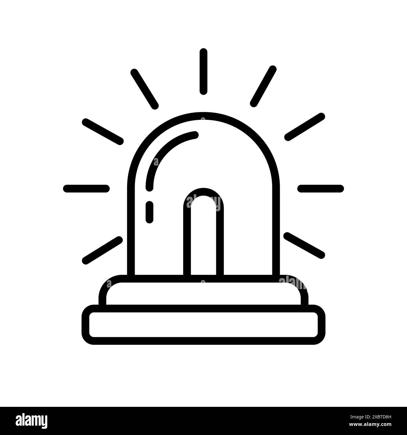 Emergency flashers siren icon. Siren icon in flat style. Emergency ... Emergency flashers siren icon. Siren icon in flat style. Emergency ...