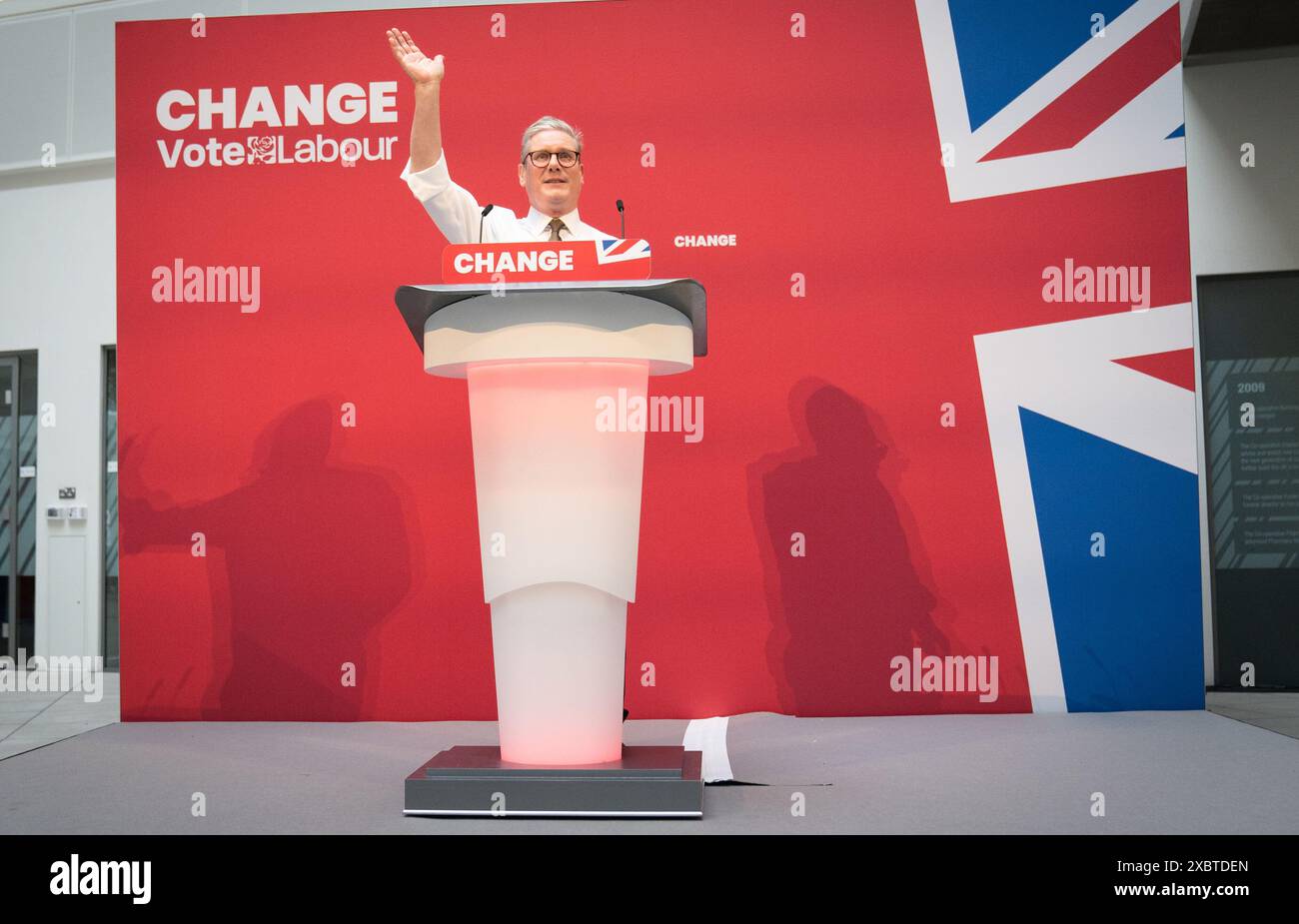 Labour Party leader Sir Keir Starmer launches his party's manifesto at ...