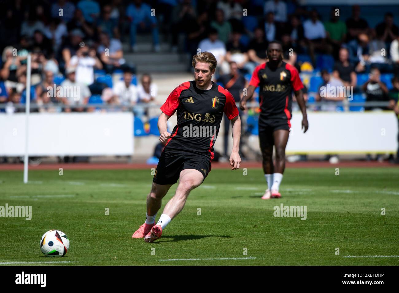 Kevin de Bruyne (Belgien, #07) am Ball, GER, Belgium (BEL), Public ...