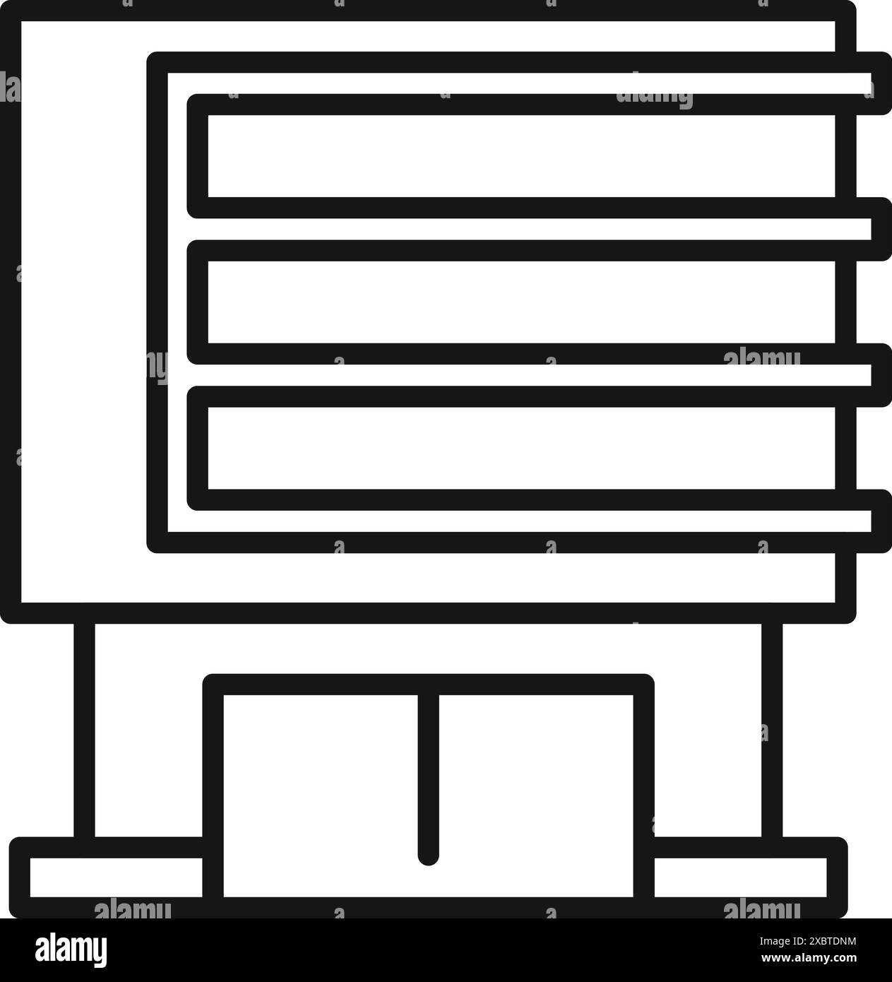 Icon of a network server processing big data with indicator lights Stock Vector Image & Art - Alamy