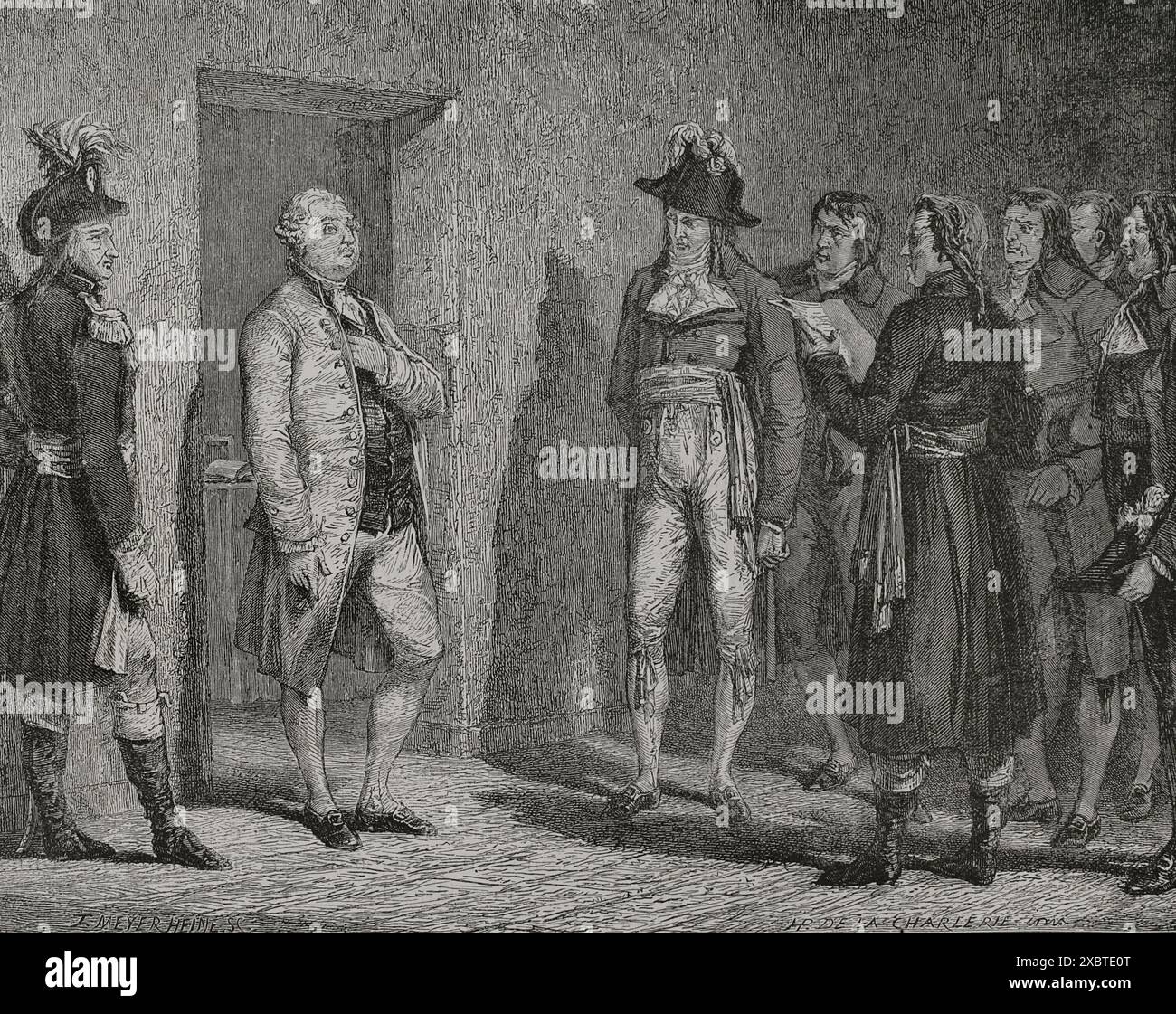 French Revolution. Judgment of King Louis XVI of France. The Minister ...