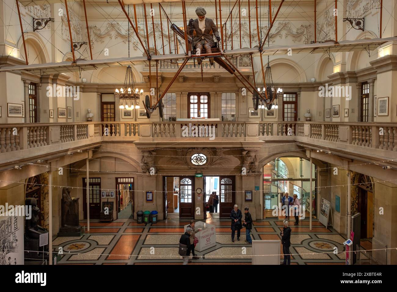 Bristol Museum, showing the Bristol Boxkite biplane Stock Photo - Alamy