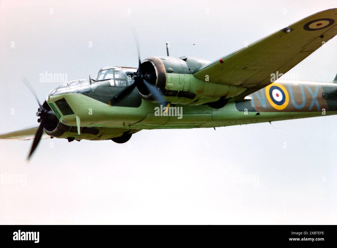 Bristol Blenheim IV R3821, G-BPIV, in Royal Air Force colour scheme as ...
