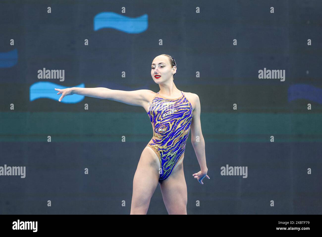 BELGRADE, SERBIA - JUNE 13: Marloes Steenbeek of the Netherlands during ...