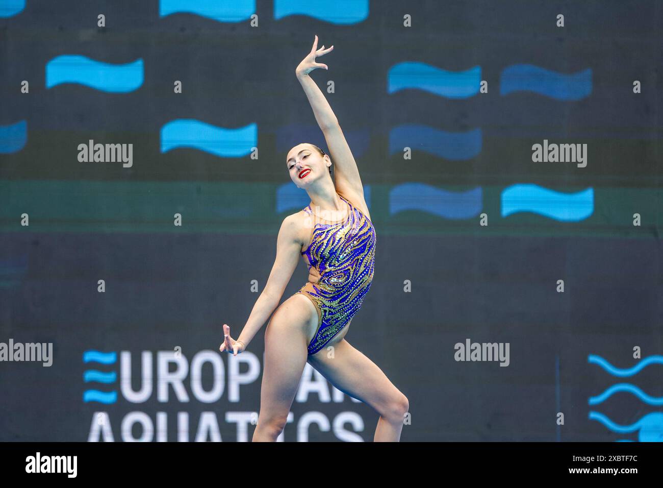 BELGRADE, SERBIA - JUNE 13: Marloes Steenbeek of the Netherlands during ...