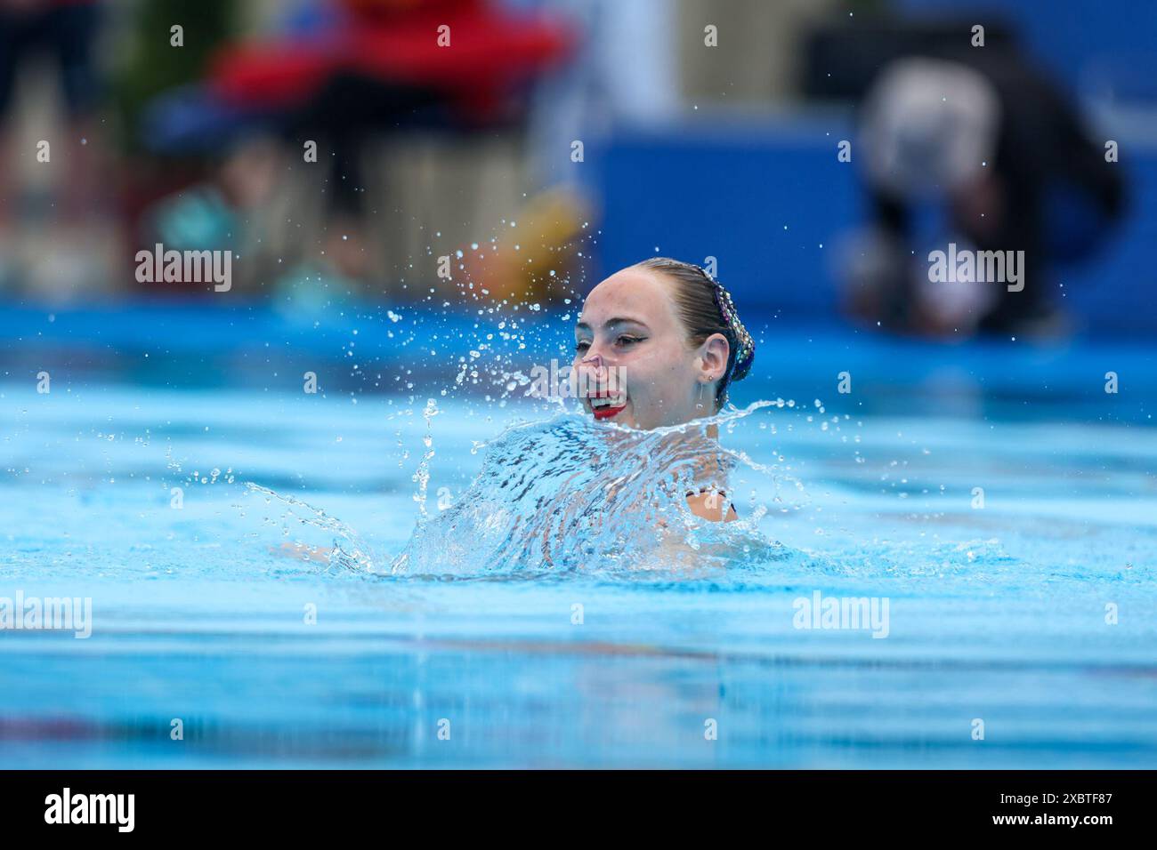 BELGRADE, SERBIA - JUNE 13: Marloes Steenbeek of the Netherlands during ...