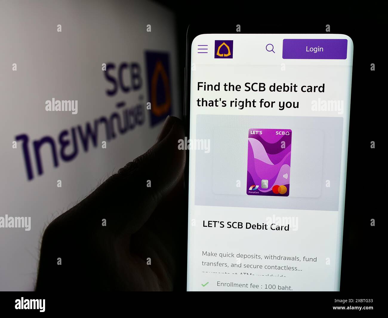 Siam commercial bank logo hi-res stock photography and images - Alamy