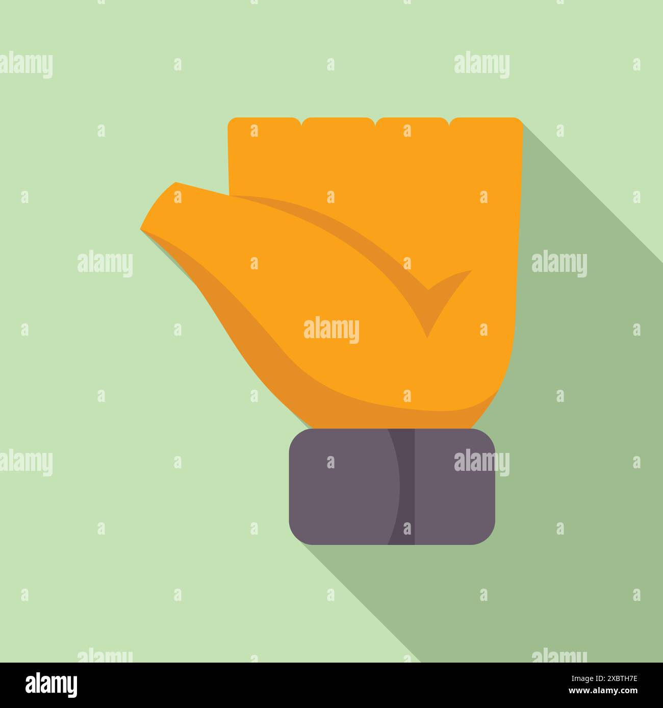 Referee hand showing goal signal during soccer or football match Stock ...