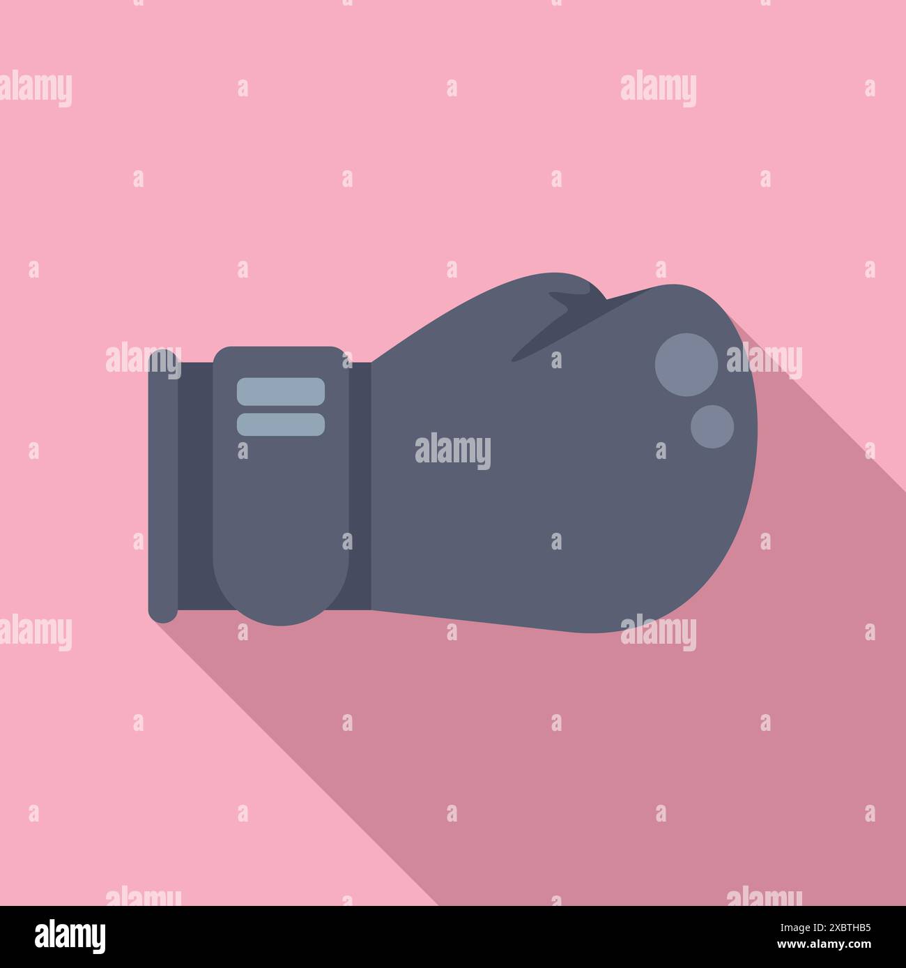 Boxing glove icon representing the concept of fighting sport and ...