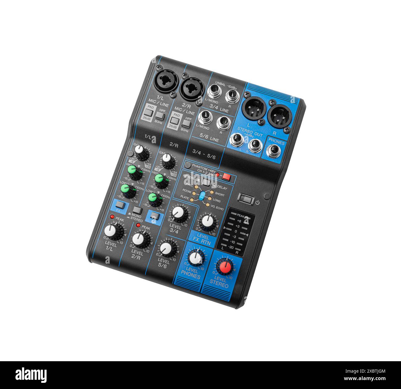 Sound mixing for performance Cut Out Stock Images & Pictures - Alamy