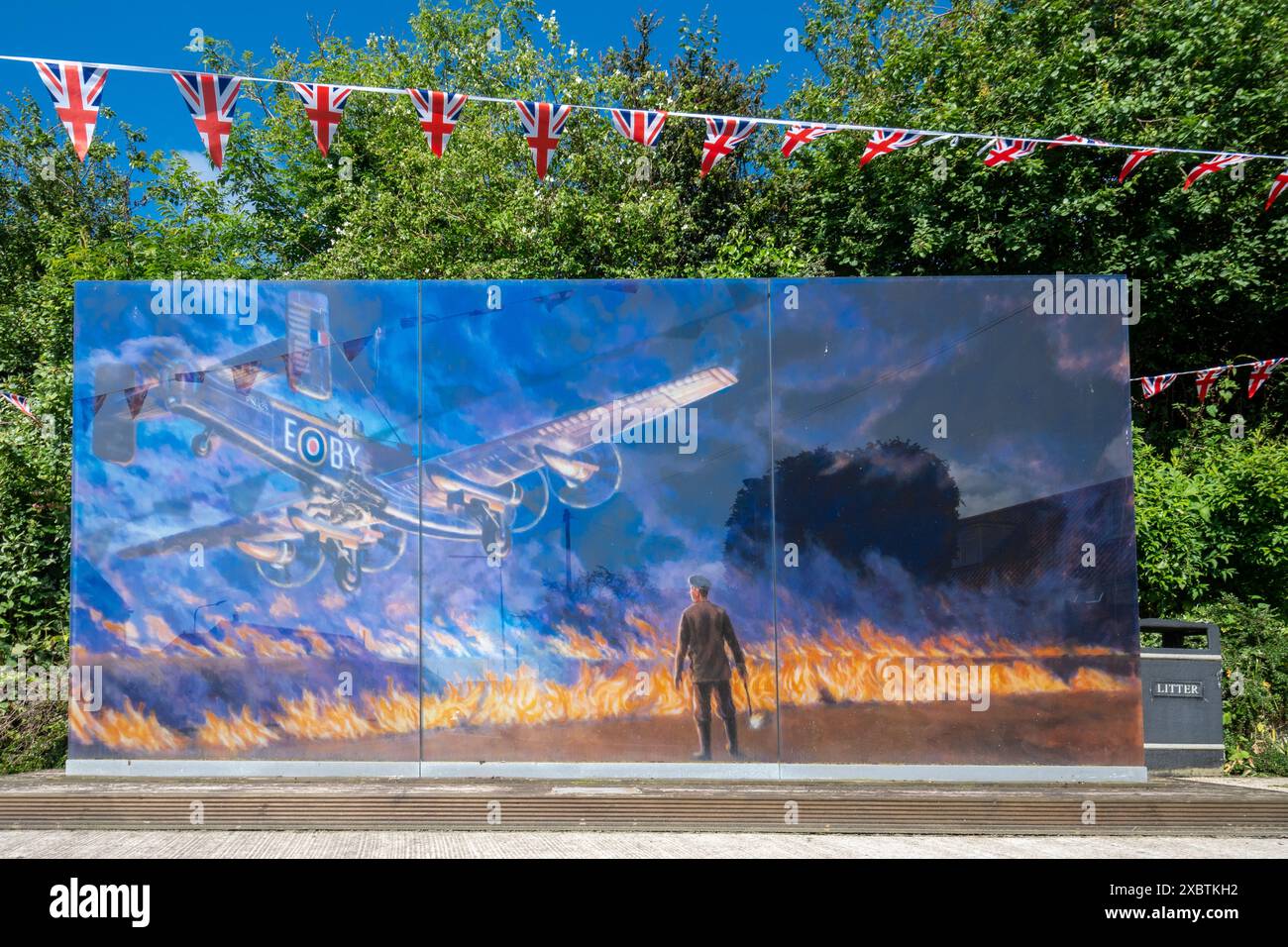 Carnaby Airfield Memorial (CAM) in village of Carnaby, East Yorkshire ...