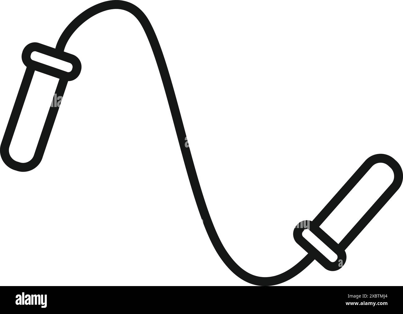 Jump rope icon representing healthy lifestyle and fitness Stock Vector ...