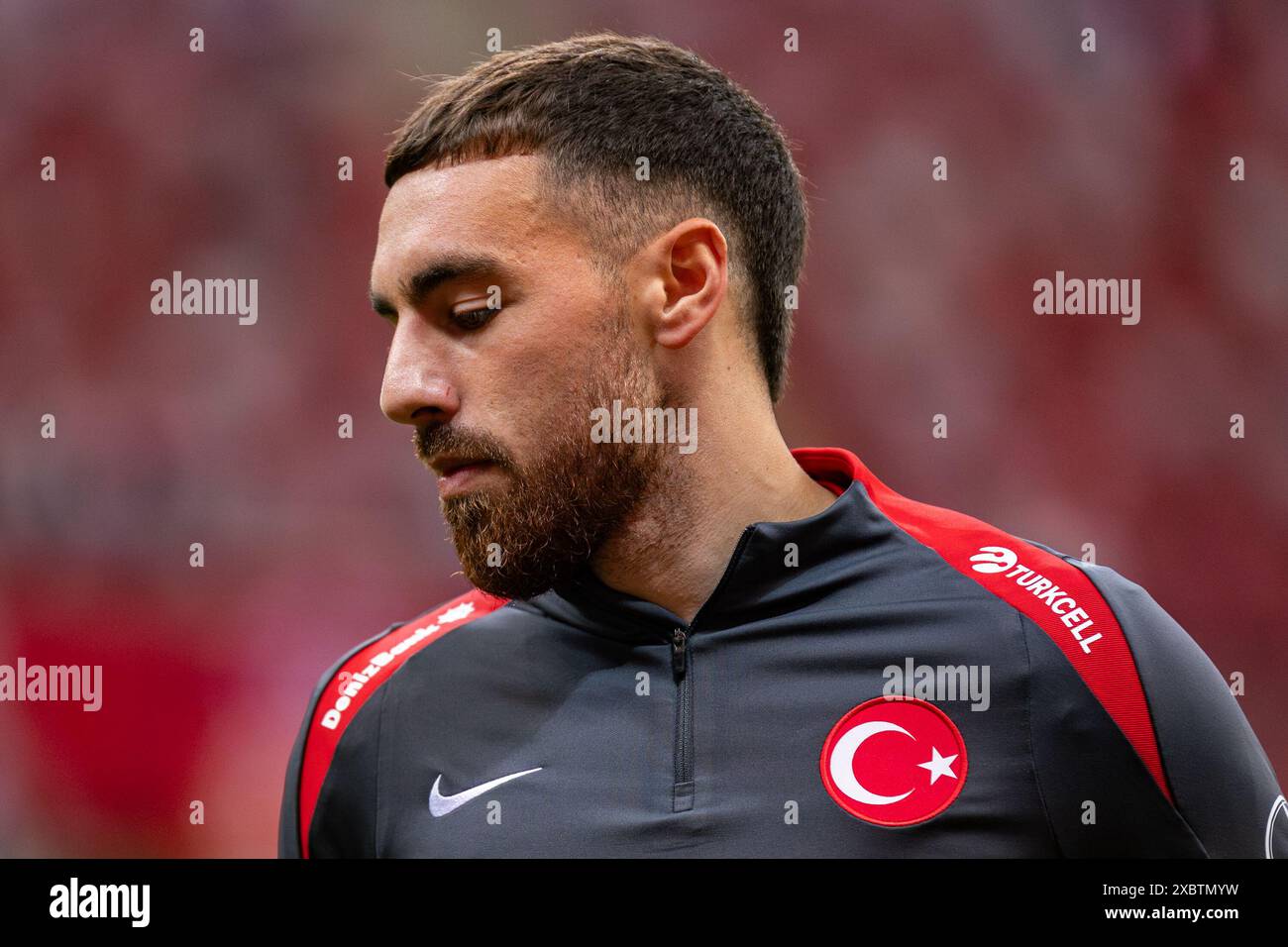 Orkun Kokcu of Turkey seen during the friendly match before the UEFA EURO 2024 between Poland ...