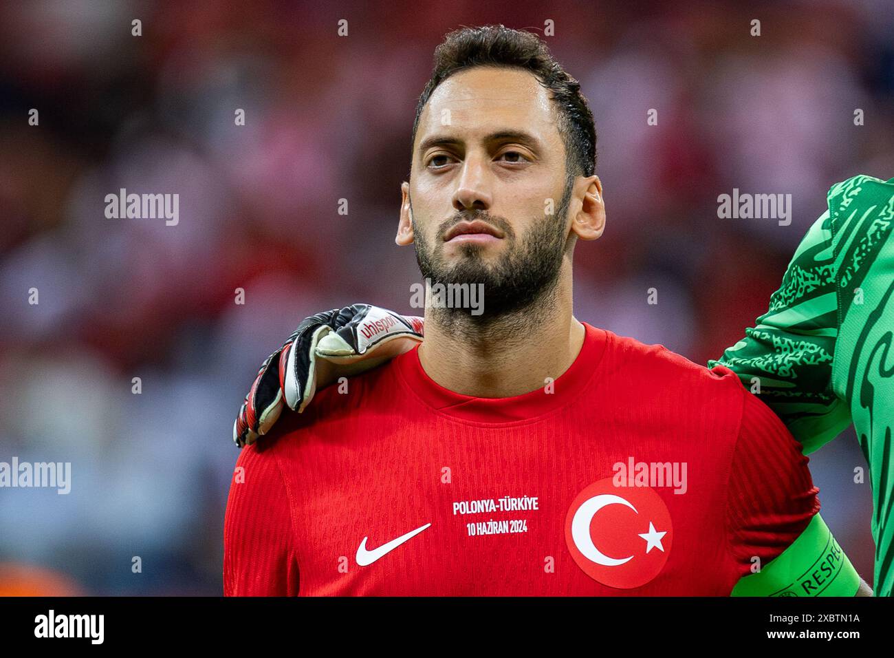 Hakan Calhanoglu of Turkey seen during the friendly match before the ...