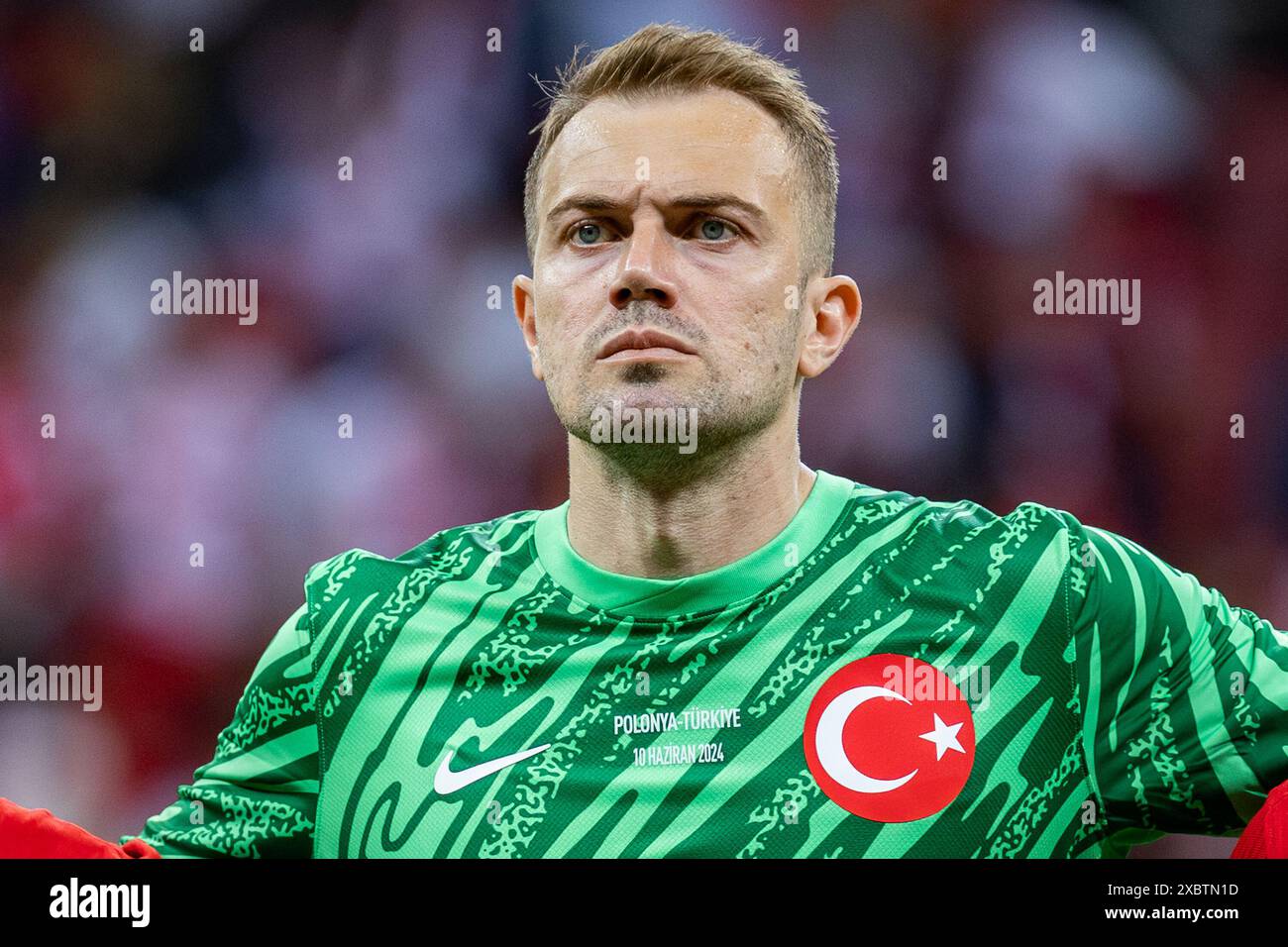 Mert Gunok of Turkey seen during the friendly match before the UEFA EURO 2024 between Poland and ...