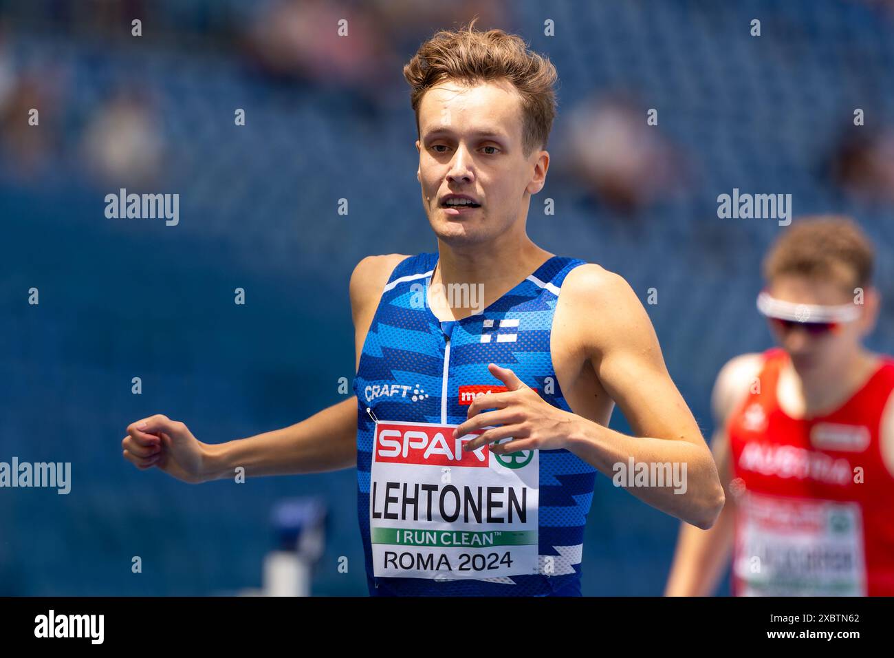 ROME, ITALY - JUNE 9: Tuomas Lehtonen of Finland competing in the 400m ...