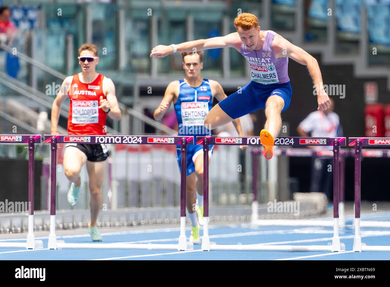 ROME, ITALY - JUNE 9: Alastair Chalmers of Great Britain competing in ...