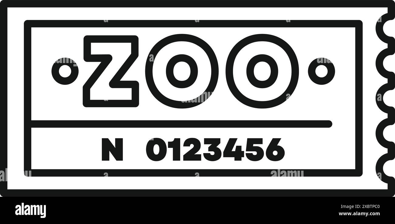 Family zoo ticket Black and White Stock Photos & Images - Alamy