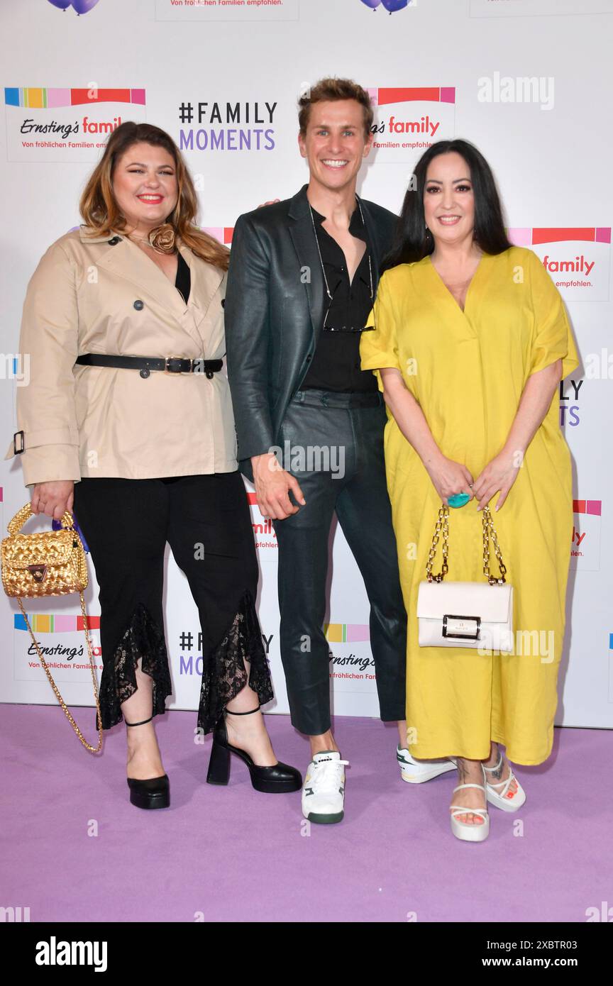 Alina Wichmann, Lukas Sauer und Miyabi Kawai bei der Ernsting's Family ...