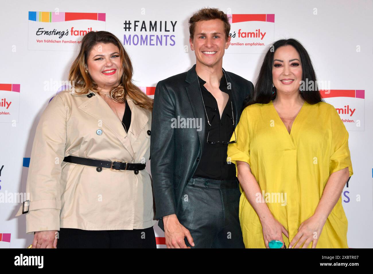 Alina Wichmann, Lukas Sauer und Miyabi Kawai bei der Ernsting's Family ...