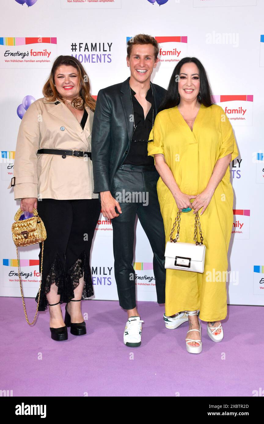 Alina Wichmann, Lukas Sauer und Miyabi Kawai bei der Ernsting's Family ...