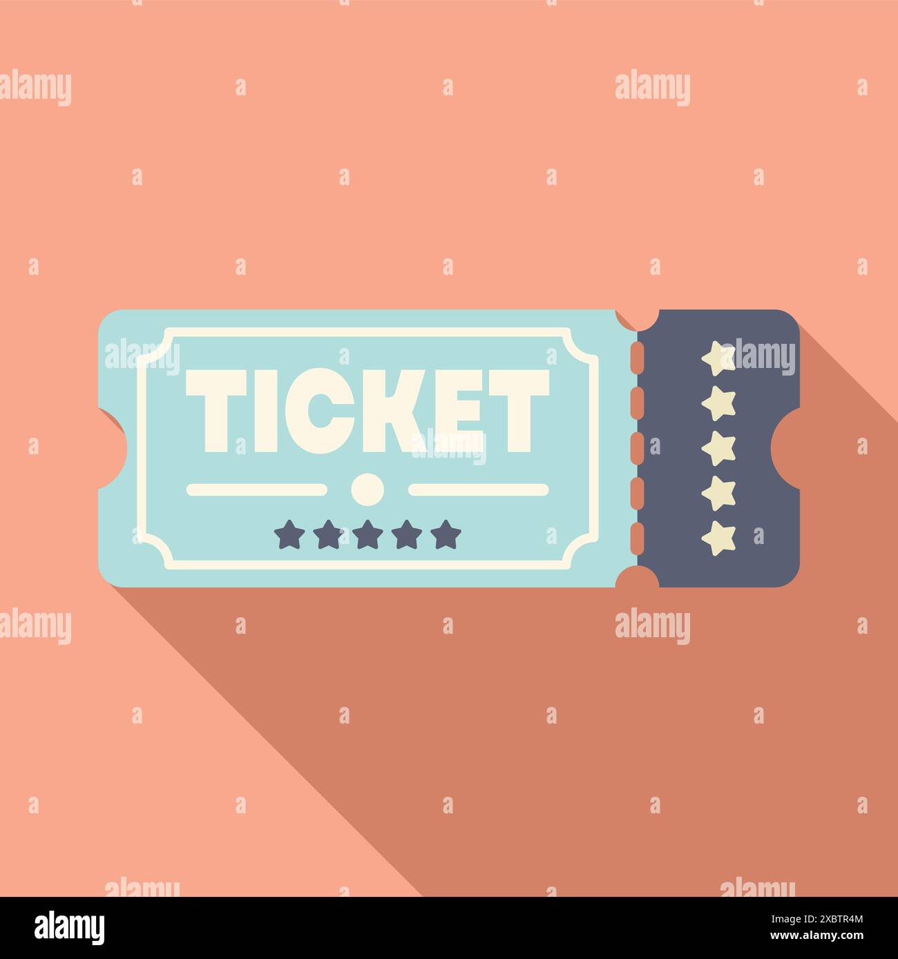 Admit one pink ticket Stock Vector Images - Alamy