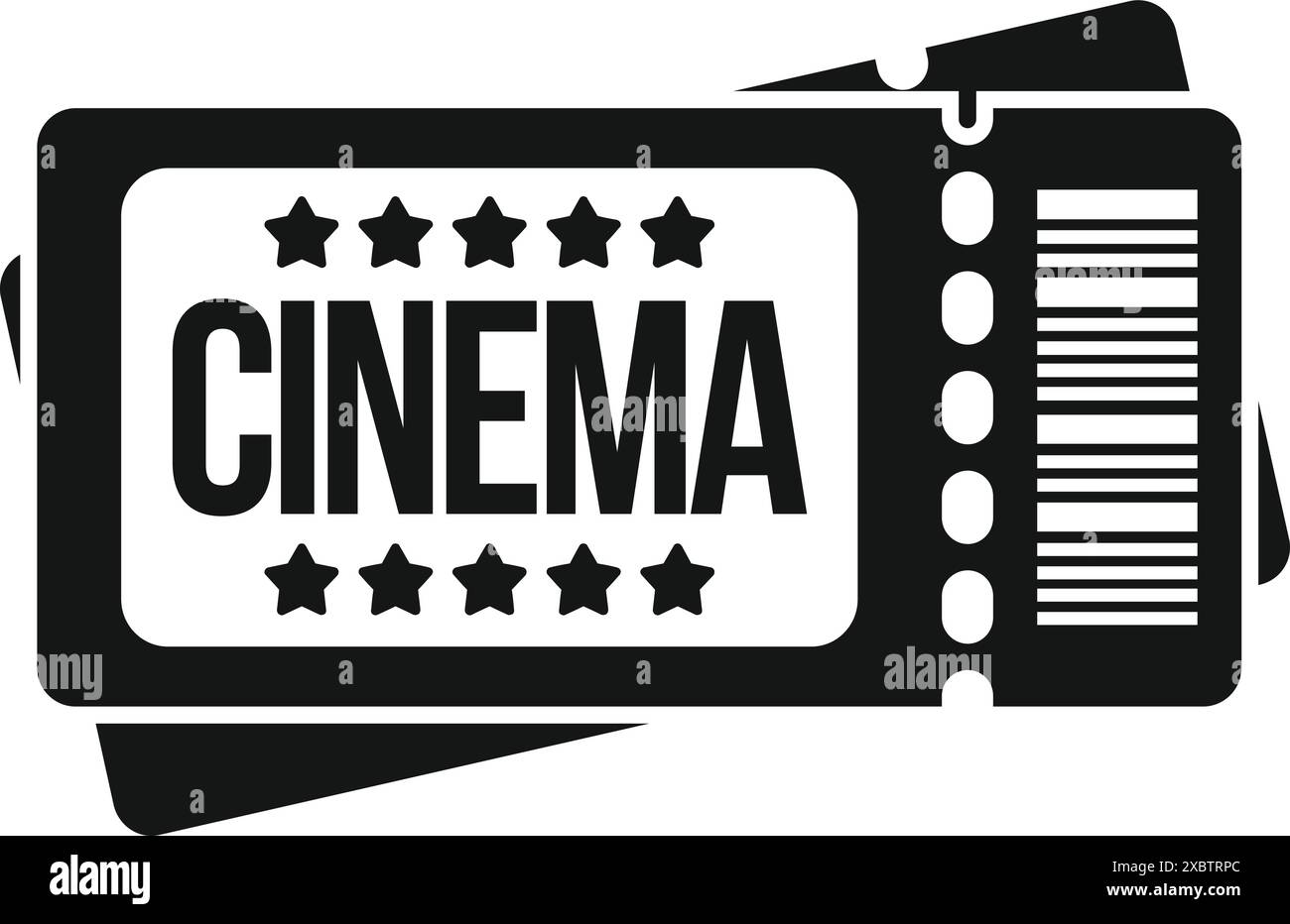Film tickets cutout Stock Vector Images - Alamy