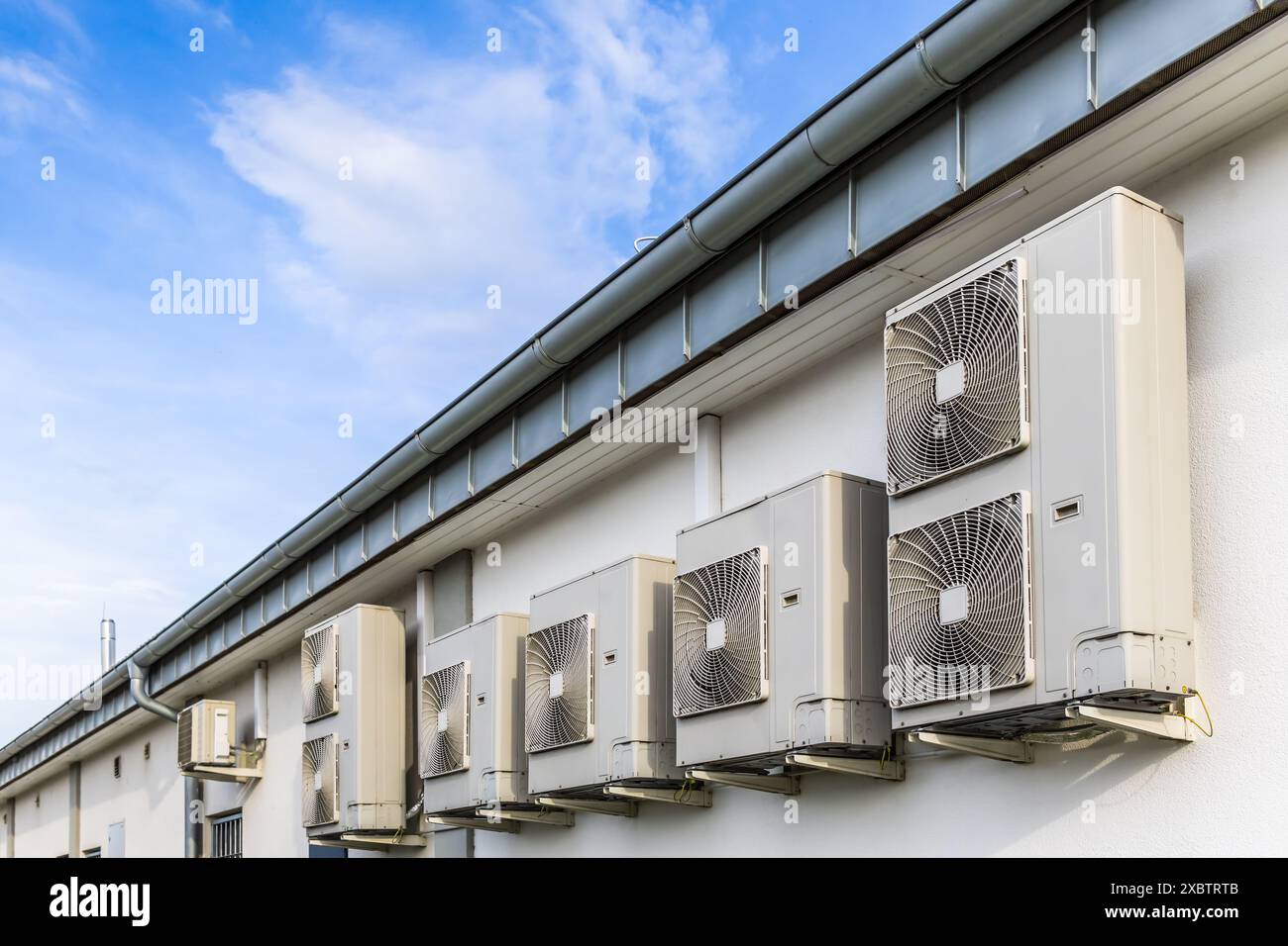 Row of Dual Inverters, combination of heating and cooling pump ...
