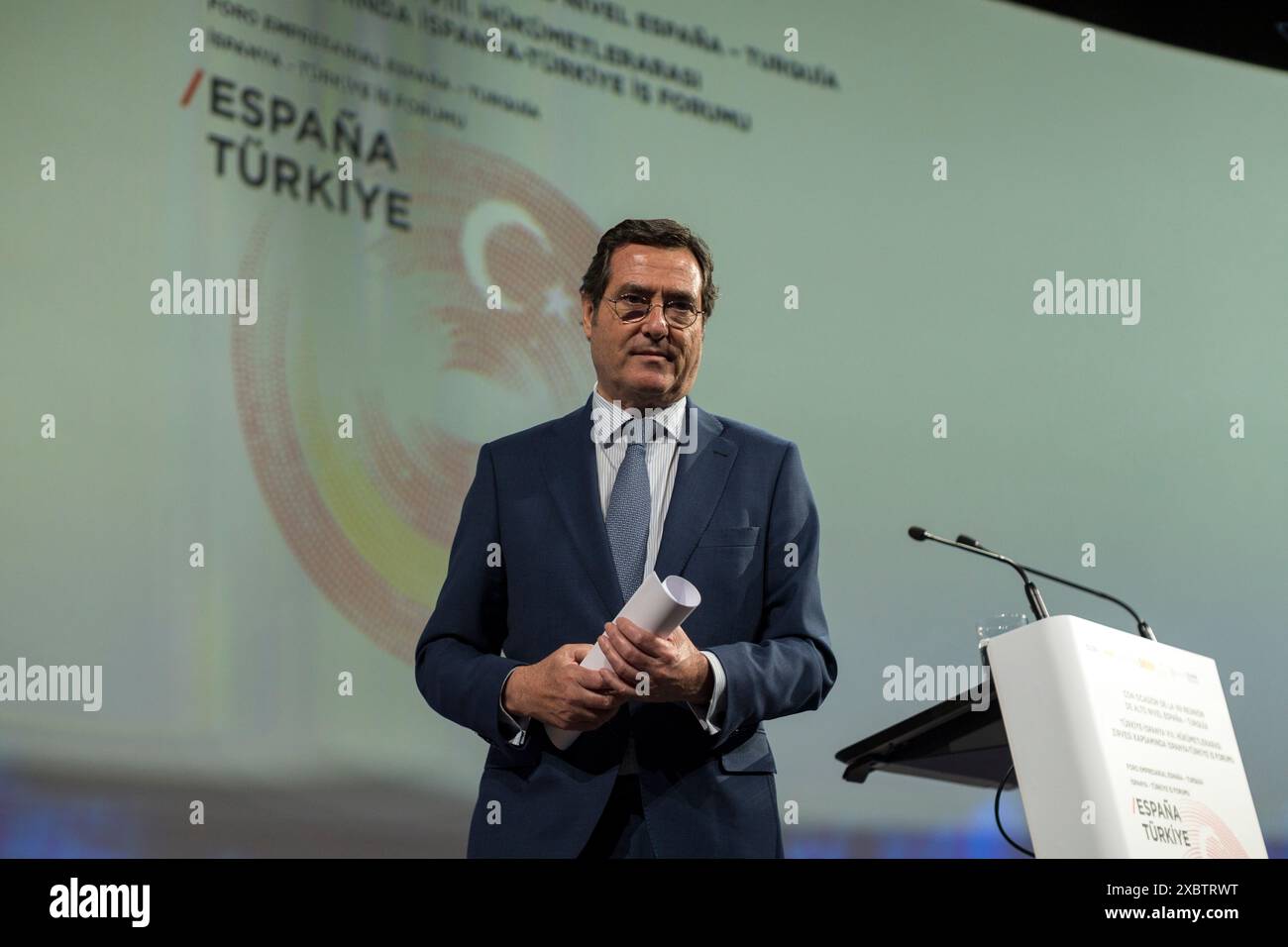 June 13, 2024, Madrid, Madrid, Spain: ANTONIO GARAMENDI, president of ...