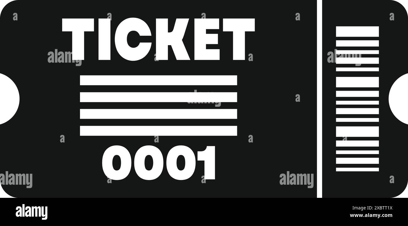 Vector illustration single isolated barcode Black and White Stock ...