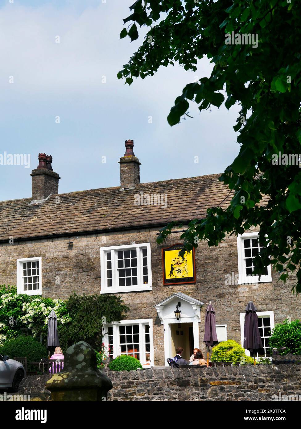 Beautiful Downham Village in Lancashire Stock Photo - Alamy