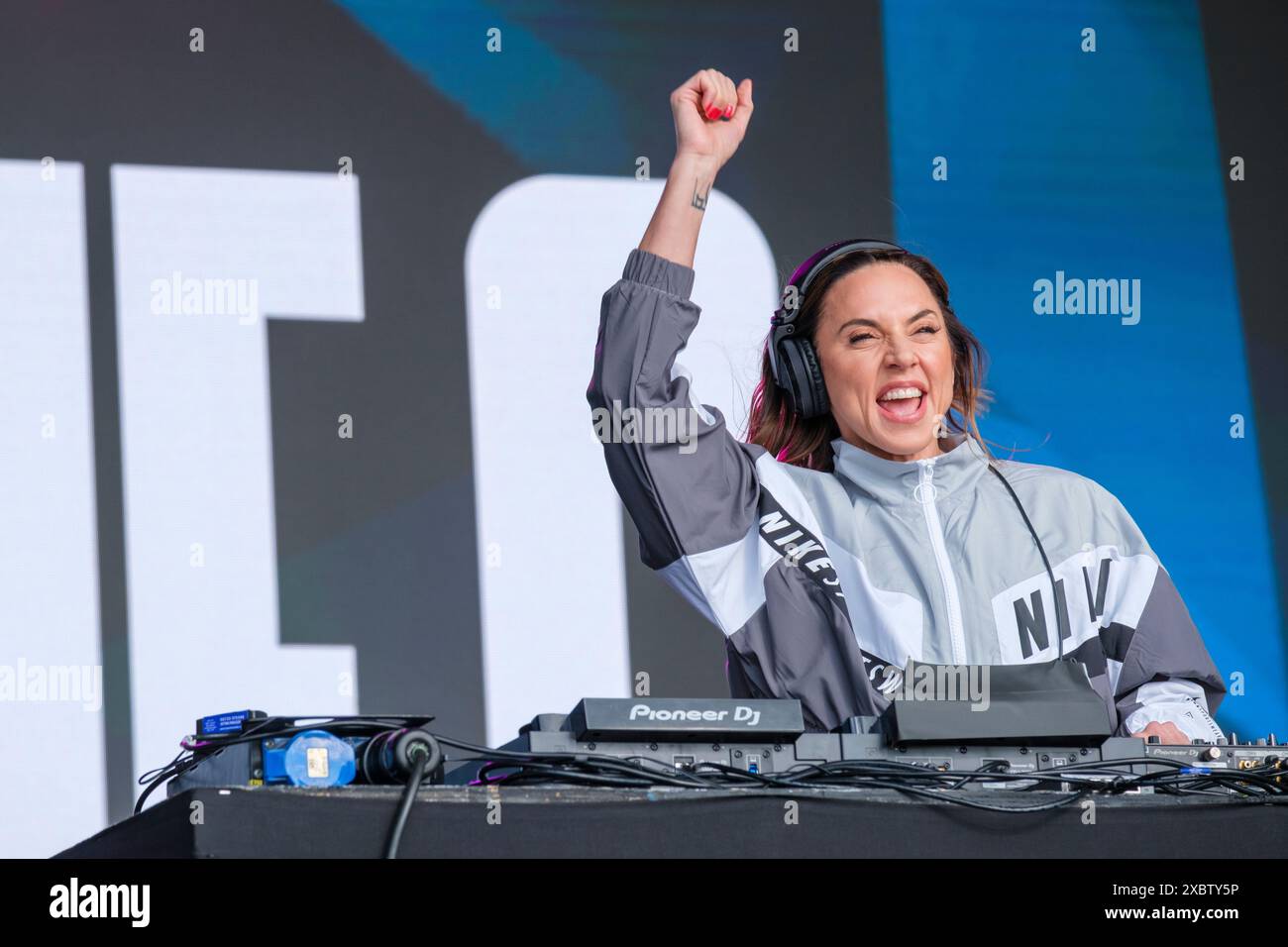 Melanie C performs a DJ set at the Cambridge Club Festival, UK. June 7 ...