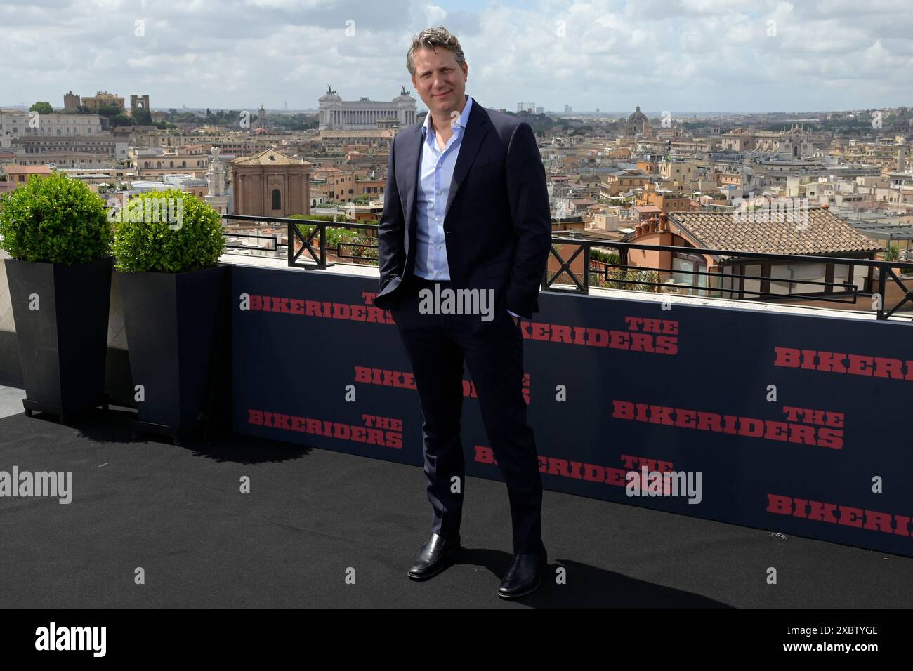 Jeff Nichols attends the photocall of movie "The bikeriders" at Hotel ...