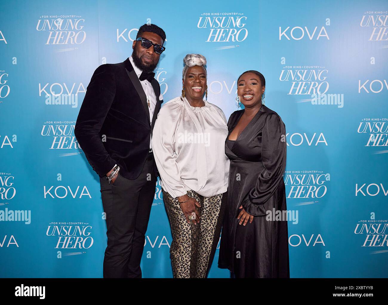 London, UK. 12th June 2024. Kingdom Choir, Gershom Brown, Karen Gibson ...