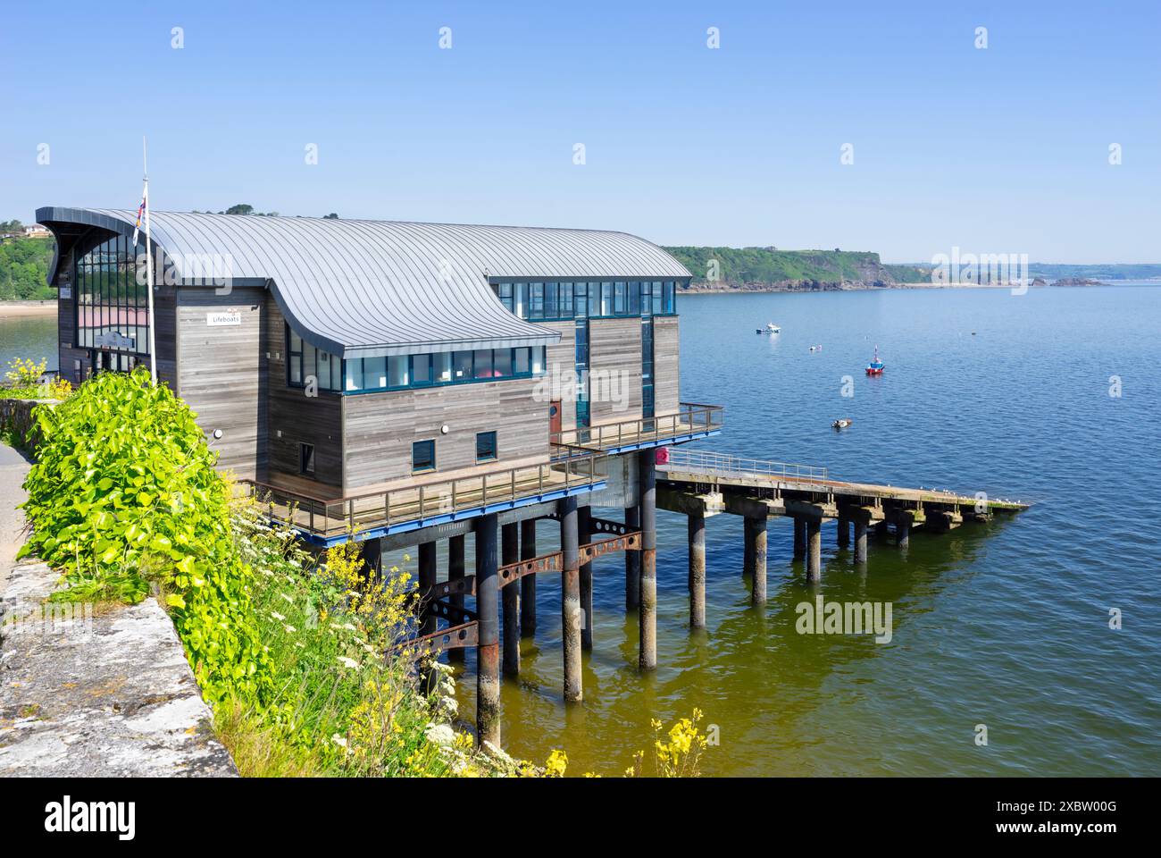 Tenby RNLI Tenby Lifeboat Station Tenby Carmarthan bay Pembrokeshire ...