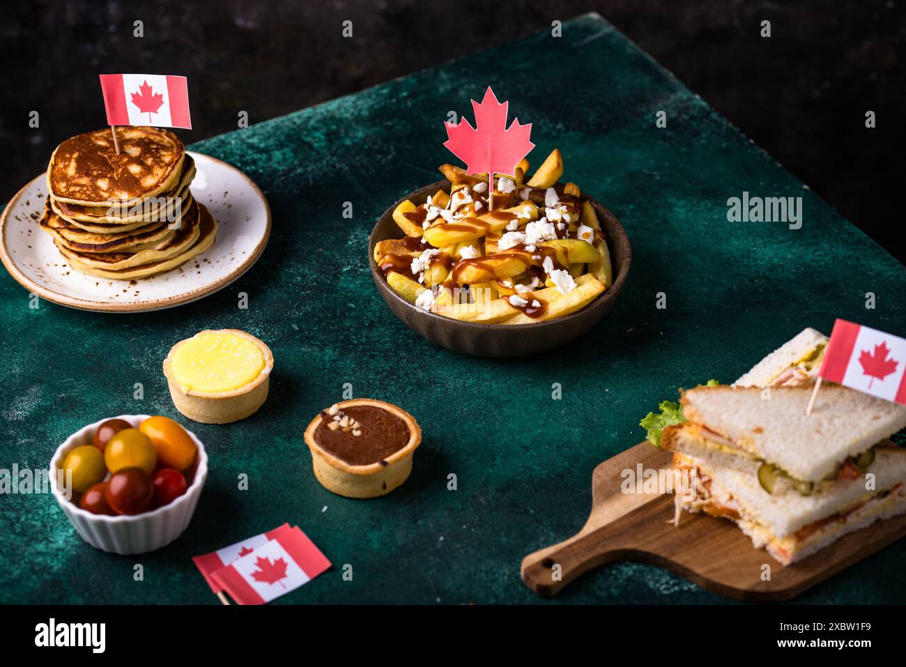 Canada Day traditional food concept Stock Photo - Alamy