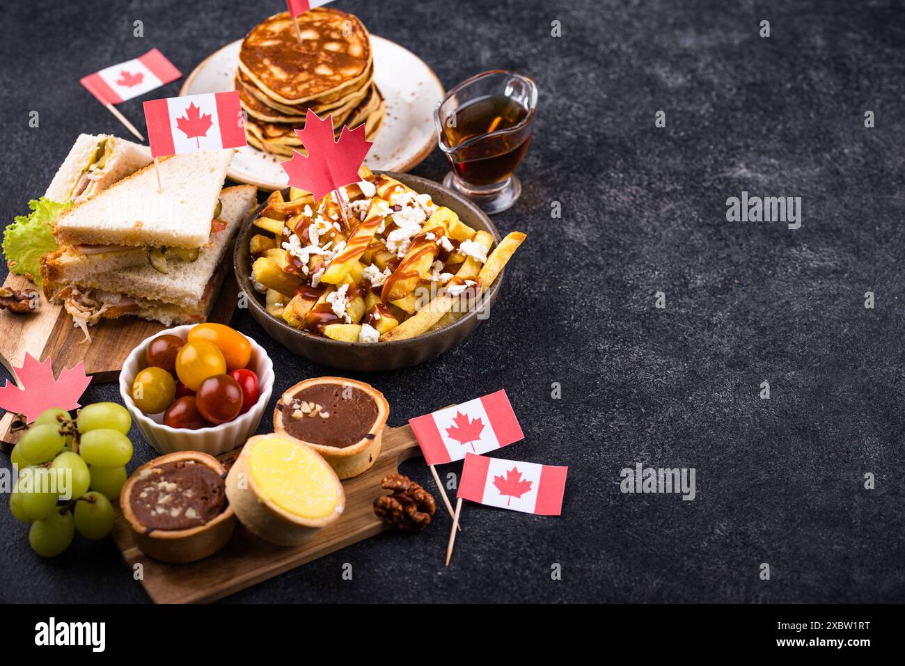 Canada Day traditional food concept Stock Photo - Alamy