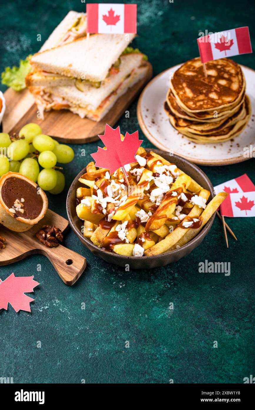 Canada Day traditional food concept Stock Photo - Alamy