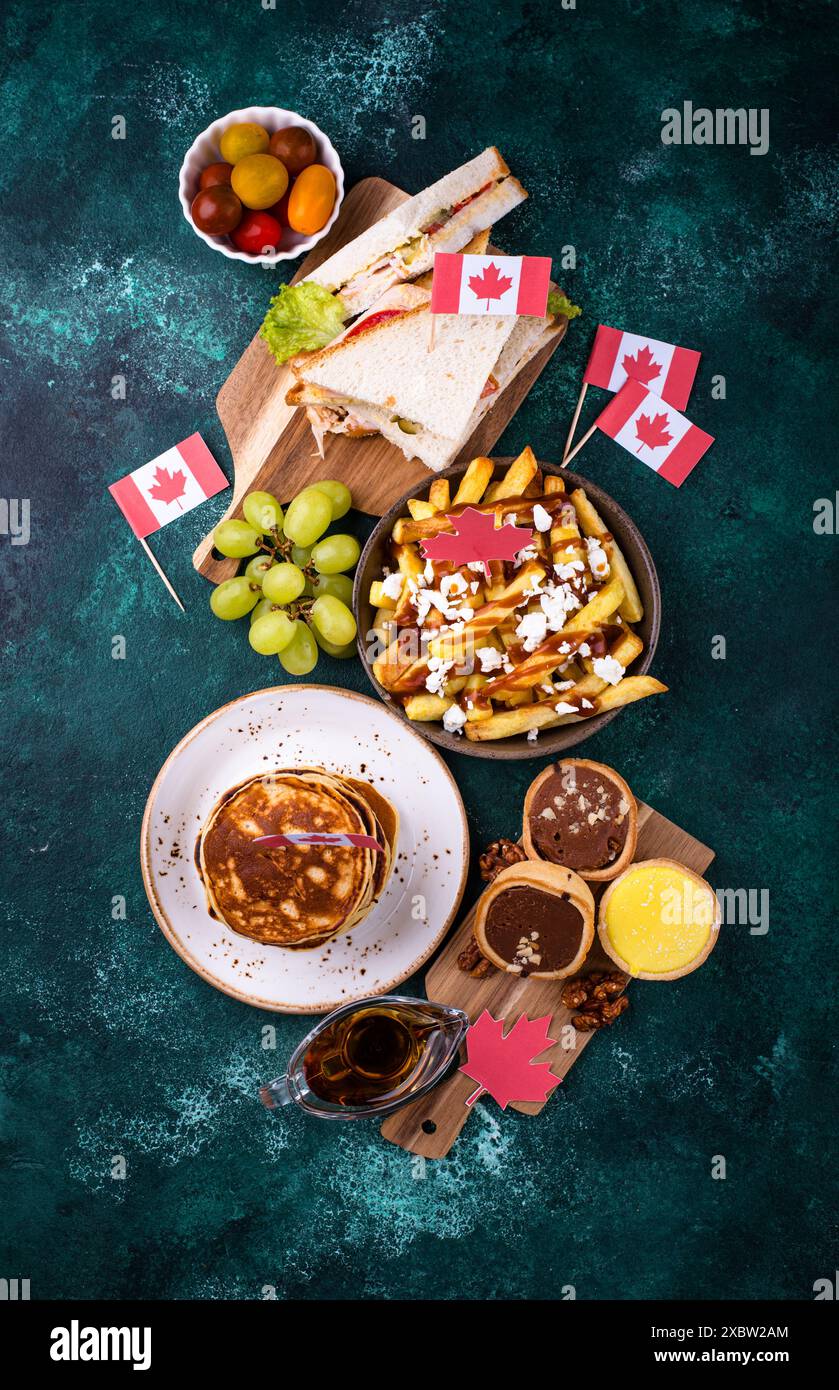 Canada Day traditional food concept Stock Photo - Alamy