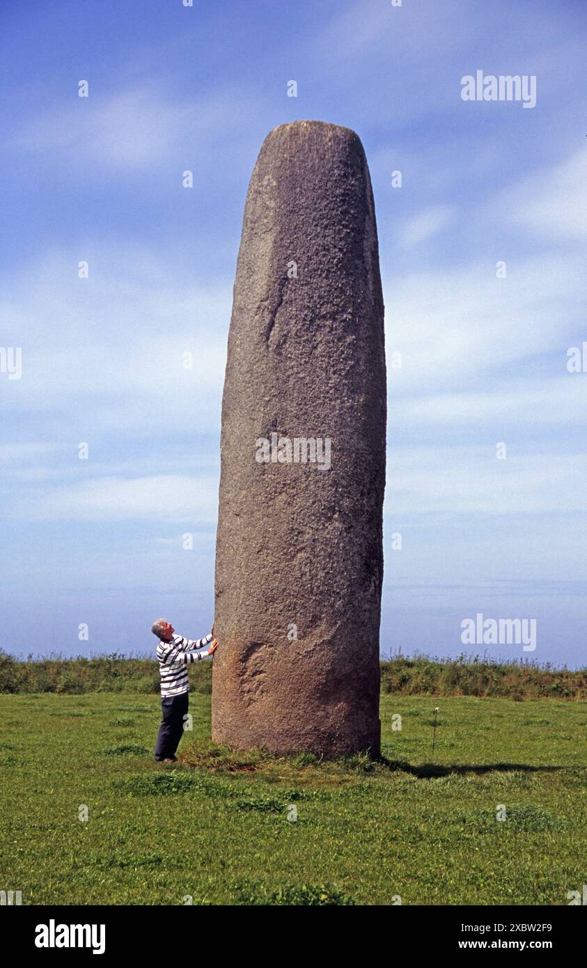 Menhir monolith megalith stone hi-res stock photography and images - Alamy