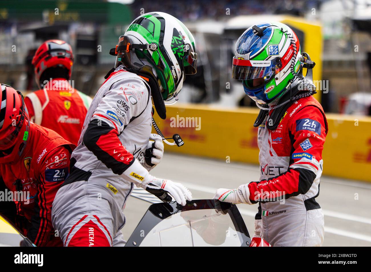 Le Mans, France. 13th June, 2024. MANN Simon (usa), Vista AF Corse ...