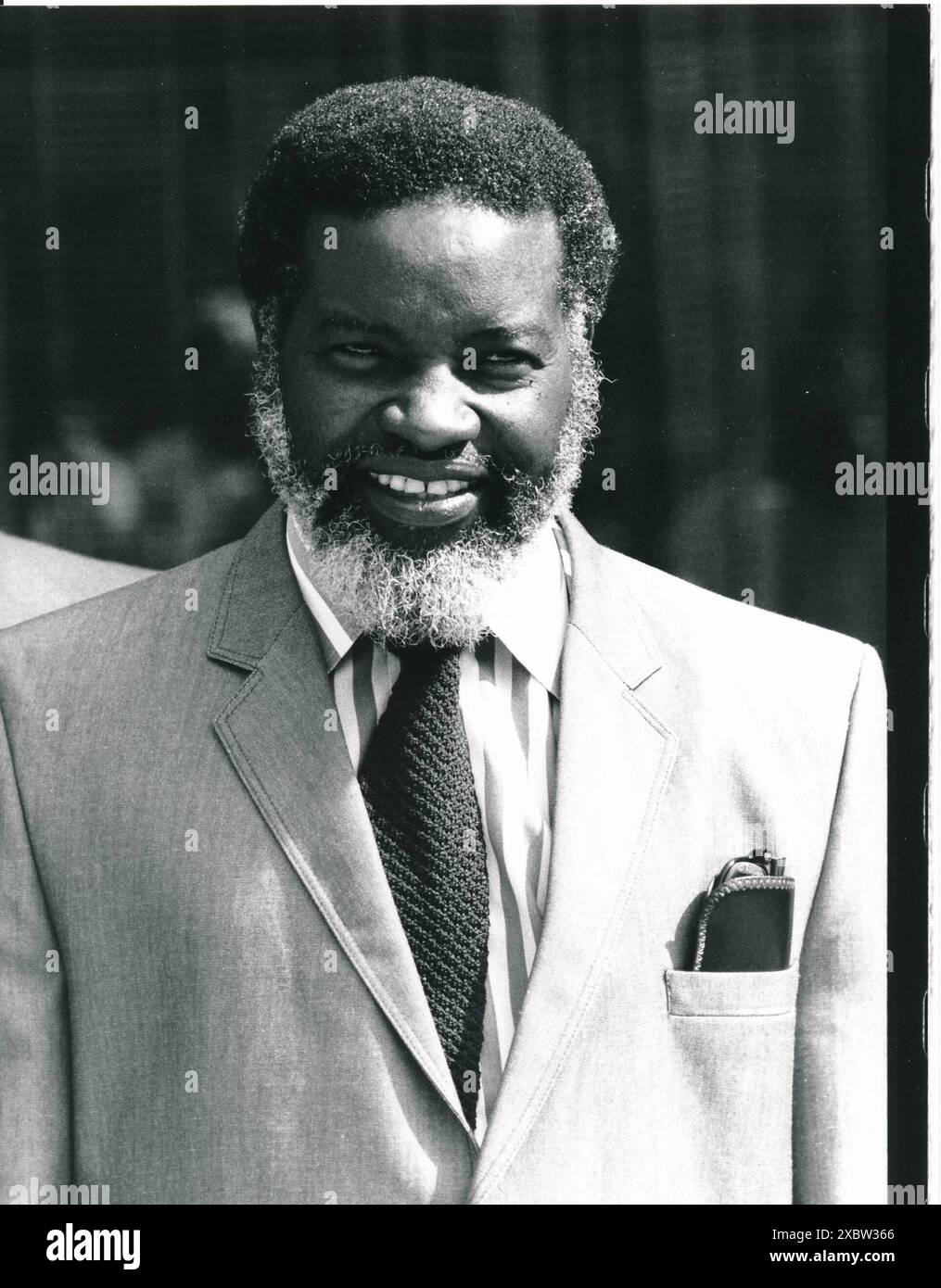 SWAPO leader Sam Nujona of Namibia 1982 in Bonn *** SWAPO leader Sam ...