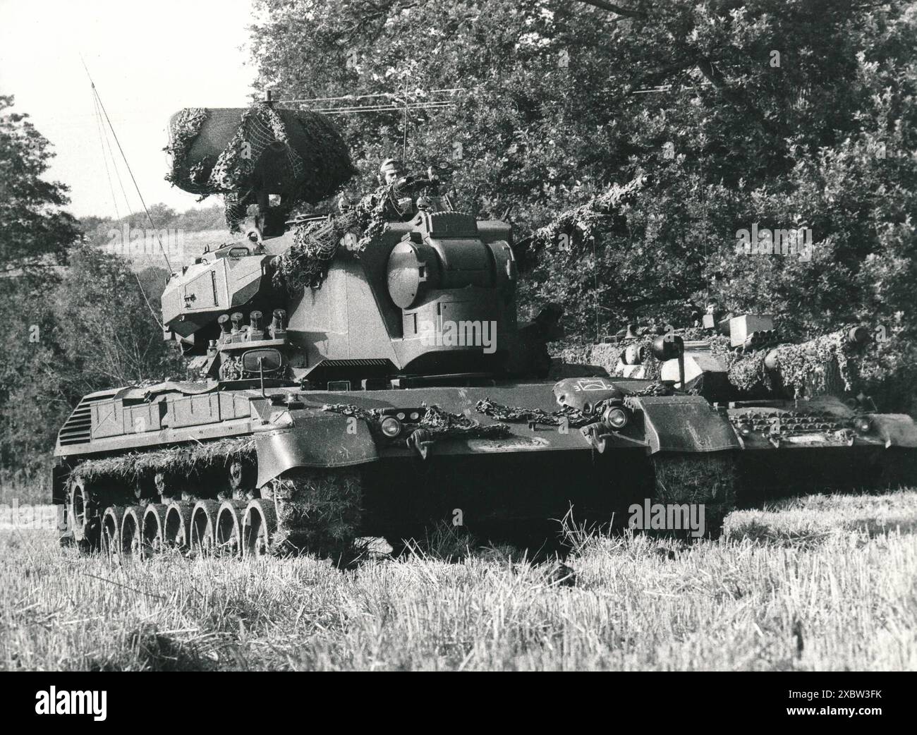 A tank type Gepard of German army is seen 1980 In Mendig, Germany ...